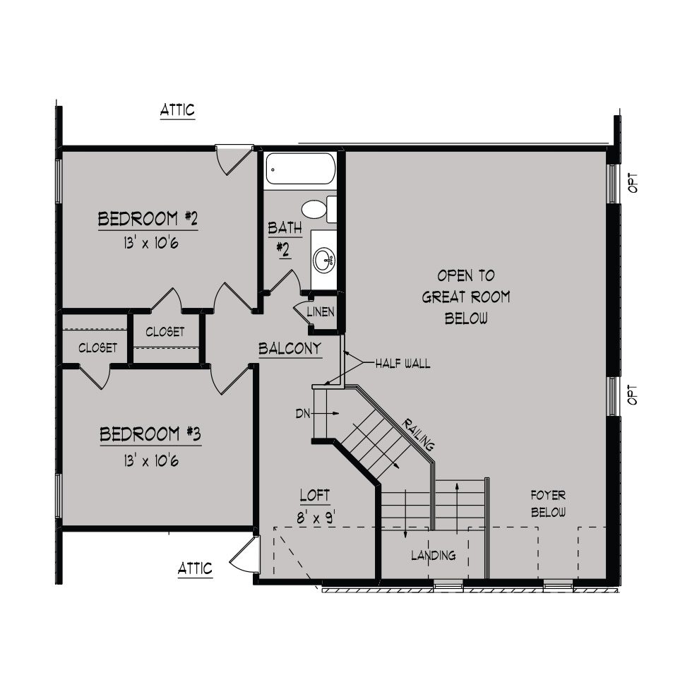 Garner II Floor Plan | Regency Homebuilders