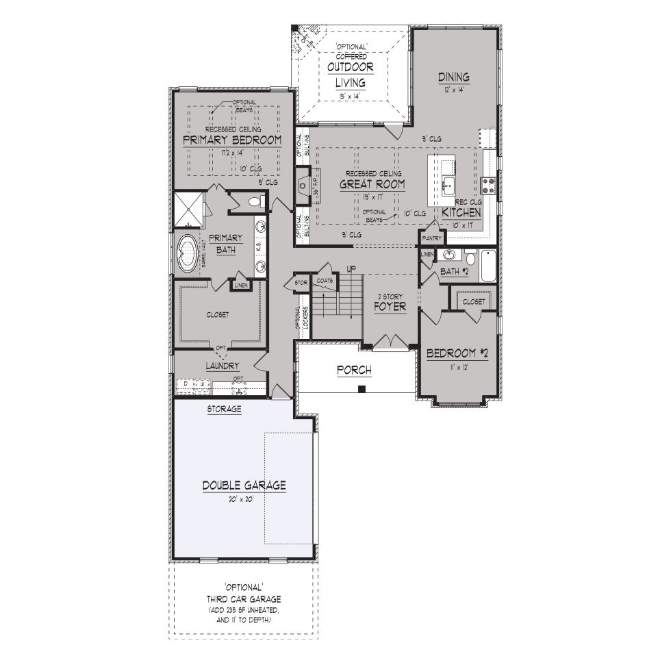 Merrit III Floor Plan | Regency Homebuilders