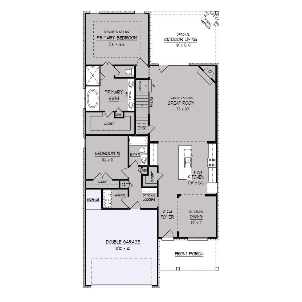 Murphy II Floor Plan | Regency Homebuilders