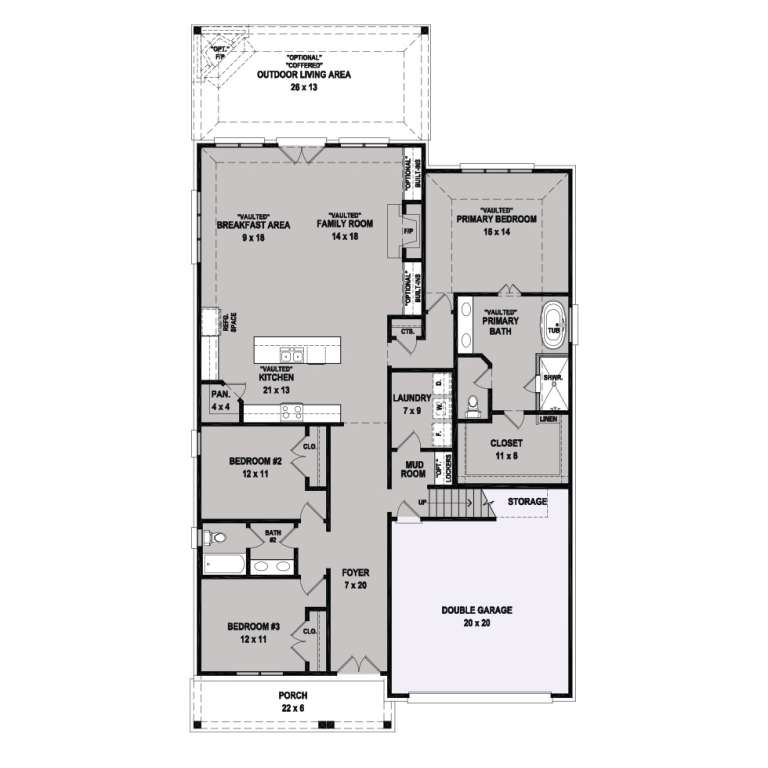 Baker Floor Plan | Regency Homebuilders