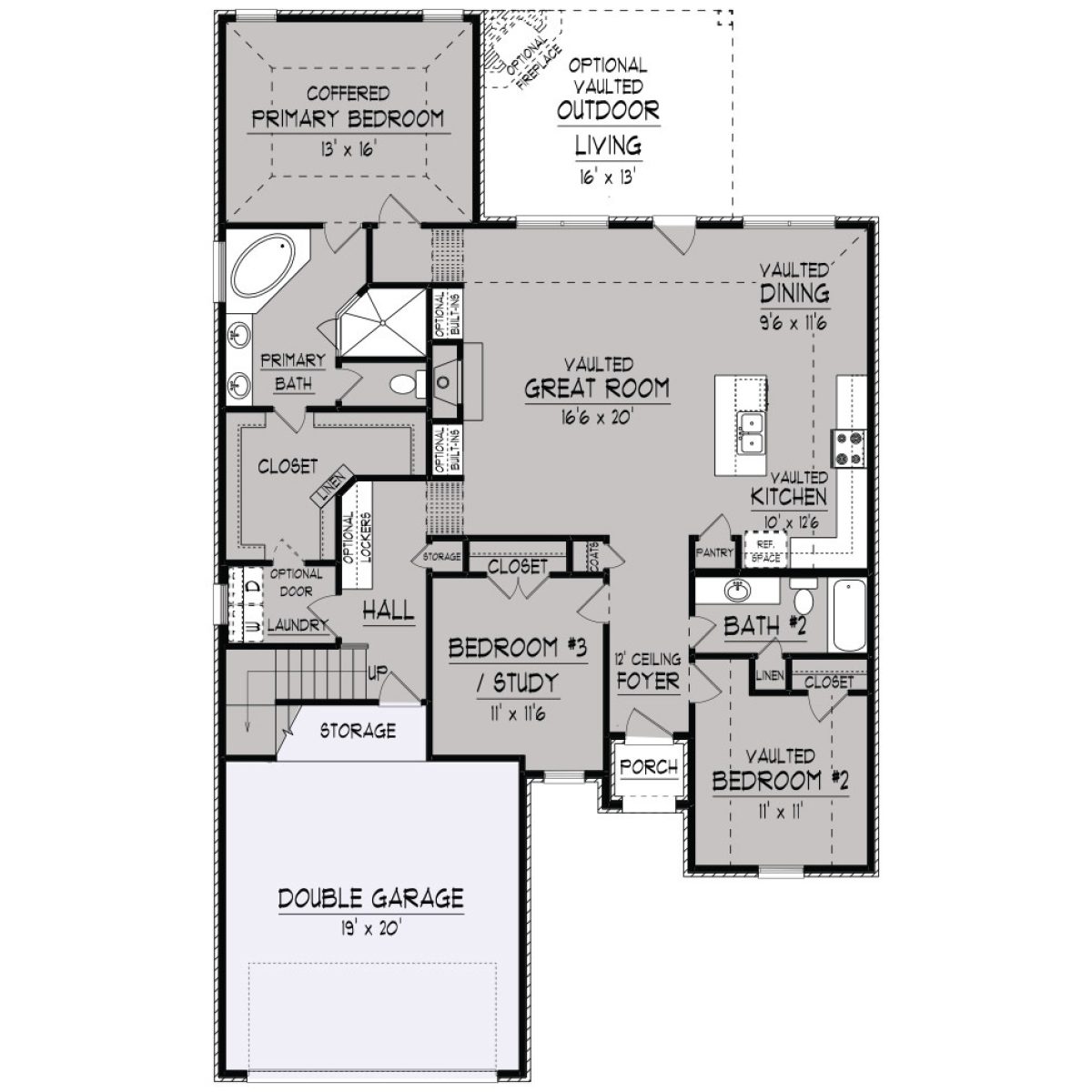 Ballard II Floor Plan | Regency Homebuilders