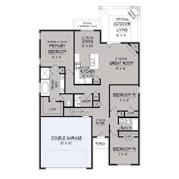 Benjamin Floor Plan | Regency Homebuilders