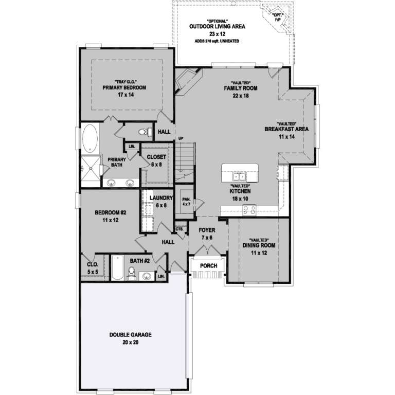 Bristol Floor Plan | Regency Homebuilders