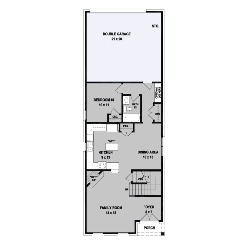 Caraway Floor Plan | Regency Homebuilders
