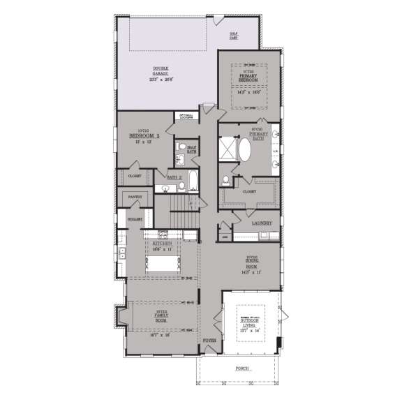 Collins Floor Plan | Regency Homebuilders