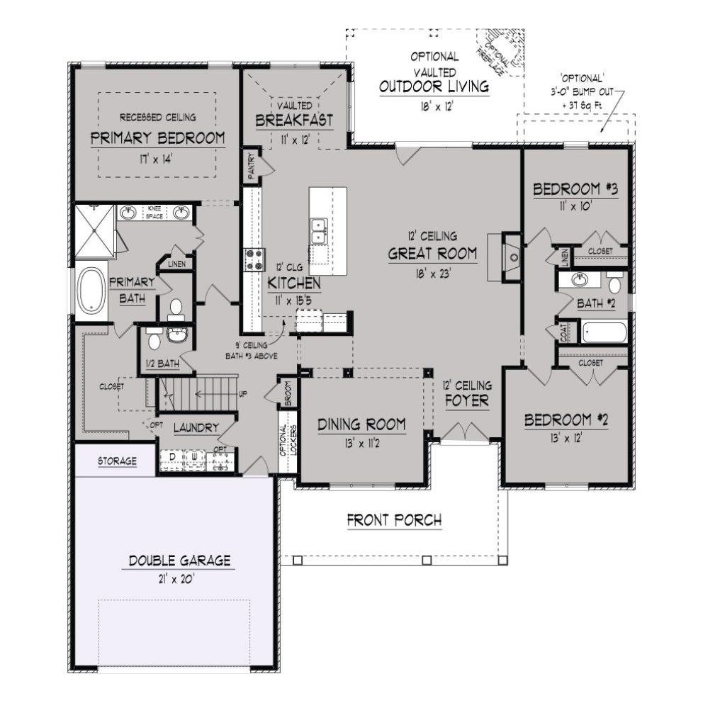 Dean Floor Plan | Regency Homebuilders