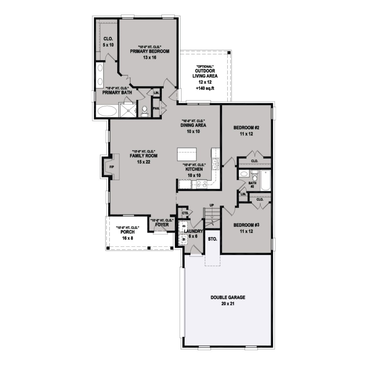 Ellison Floor Plan | Regency Homebuilders