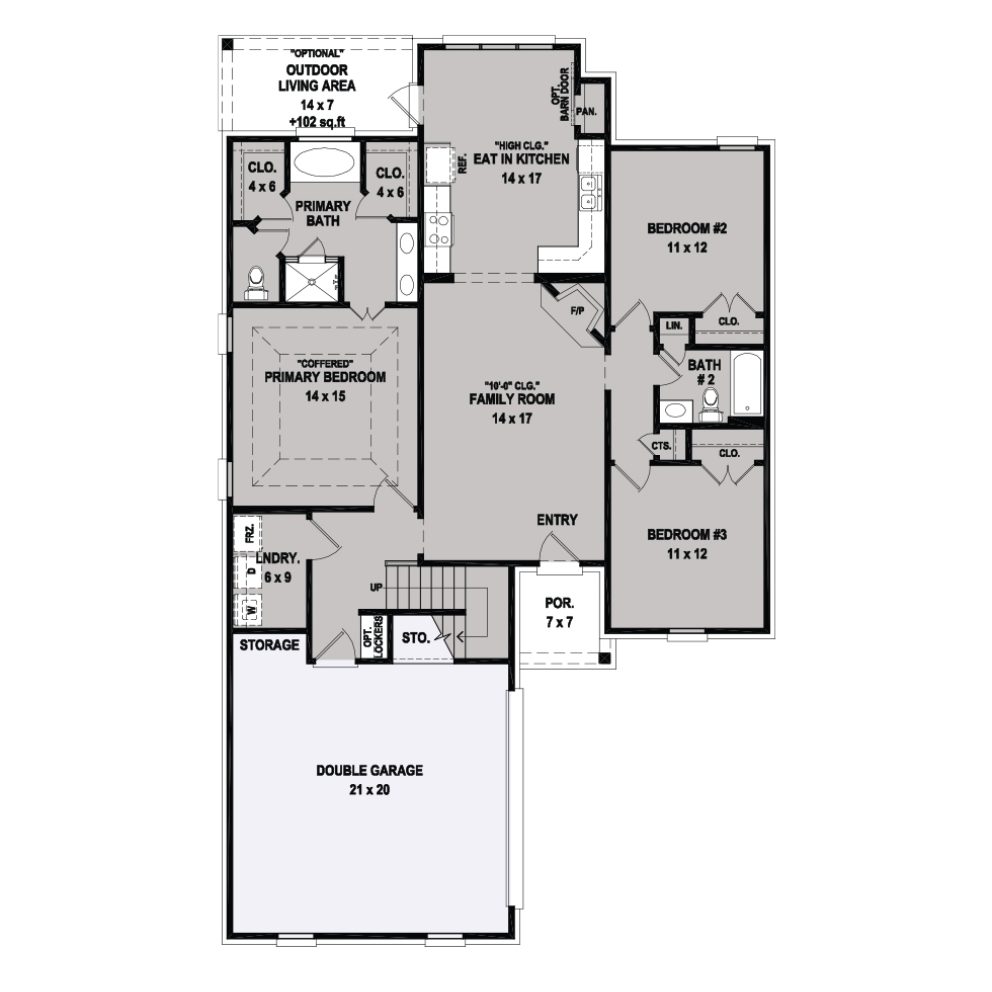 Huxley Floor Plan | Regency Homebuilders