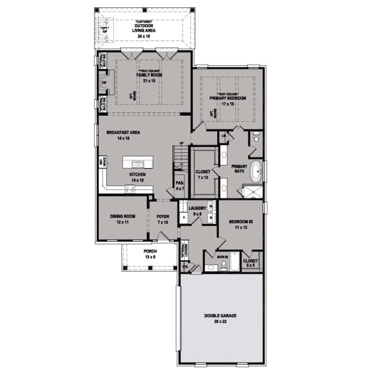Rutledge Floor Plan | Regency Homebuilders