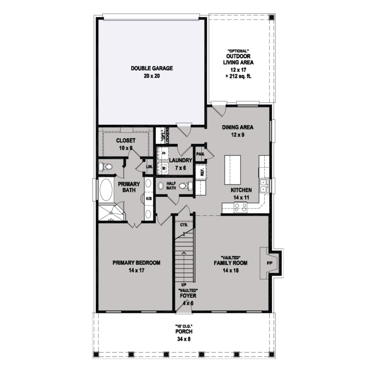 Sinclair Floor Plan | Regency Homebuilders