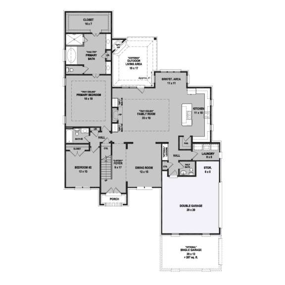 Stonebridge Floor Plan | Regency Homebuilders